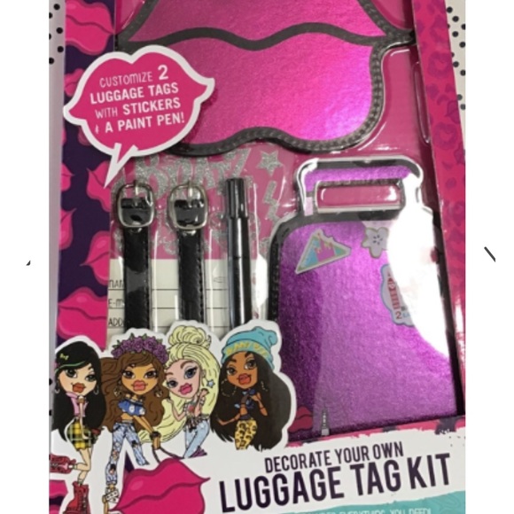Bratz | Toys | Bratz Luggage Tag Kit New Design Your Own Bratz Luggage ...